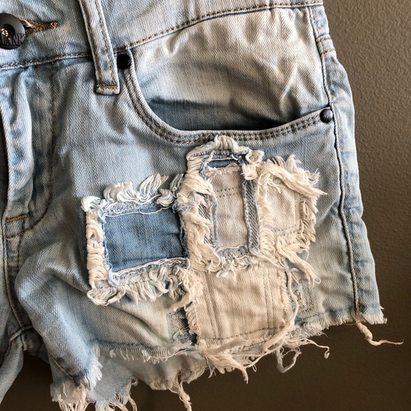 Blank NYC | Shorts | Blank Nyc Bleach Wash Distressed Denim Jean Shorts ...